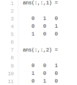 Generating Permutation Matrices in Octave / Matlab | Discovering Python & R